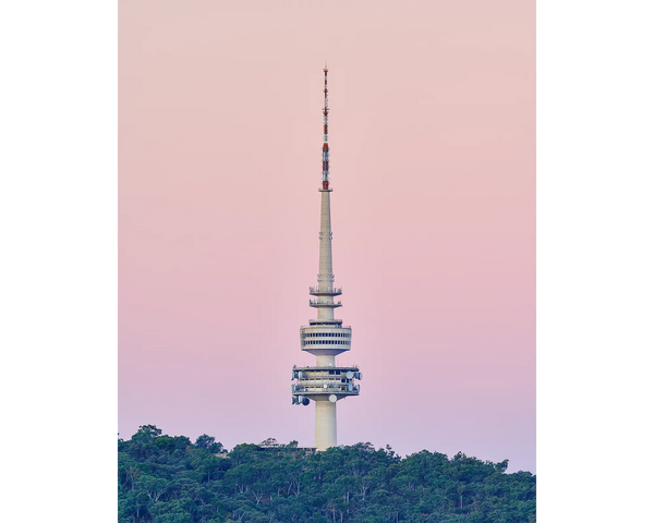 The Needle. Telstra Tower Sunset - Black Mountain. Canberra Wall Art.