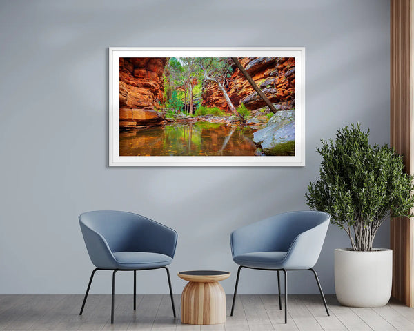 Alligator Gorge. Mt Remarkable National Park. Wall Art Print
