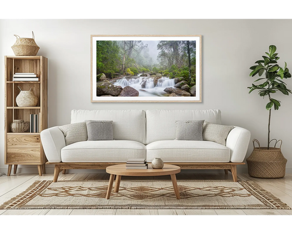 Buffalo Cascade. Waterfall - Mount Buffalo National Park. Wall Art.