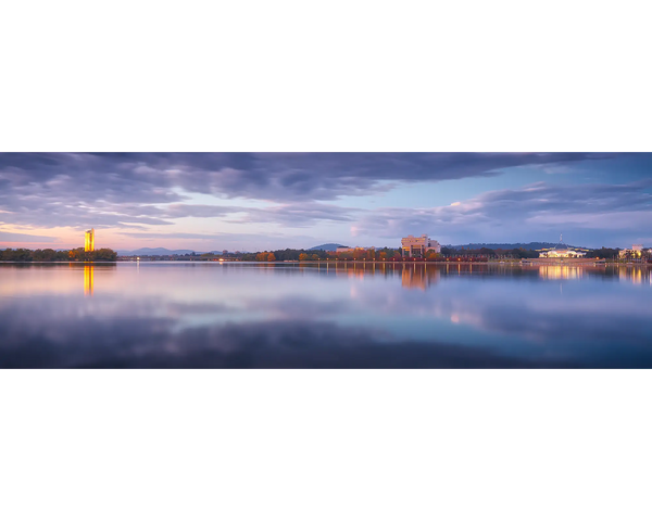 Canberra Morning. Sunrise Over Lake Burley Griffin. Canberra Wall Art.
