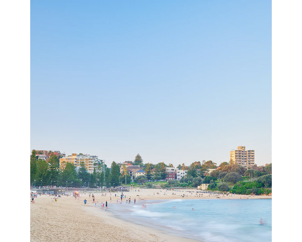 Coogee Sands. Coogee Beach At Sunrise. Acrylic Block.