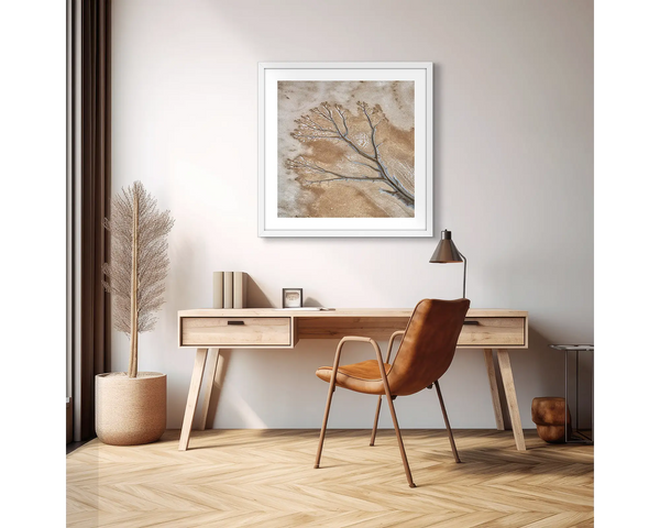 Dispersion. Tidal Patterns, King River, Kimberley. Abstract Wall Art.