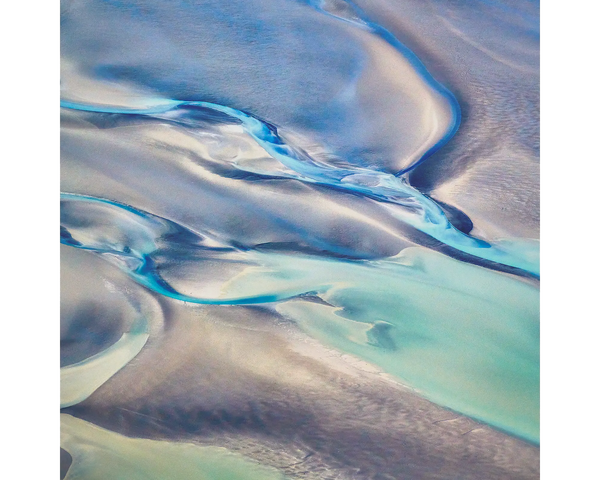 Formula. Tidal Patterns, Roebuck Bay The Kimberley. Wall Art Print.