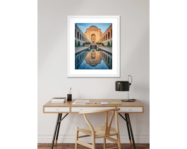 Pool Of Reflection. Australian War Memorial Canberra. Wall Art.