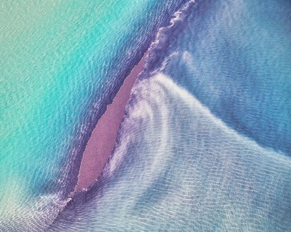 Recline. Abstract Tidal Patterns. Roebuck Bay - WA. Acrylic Block.