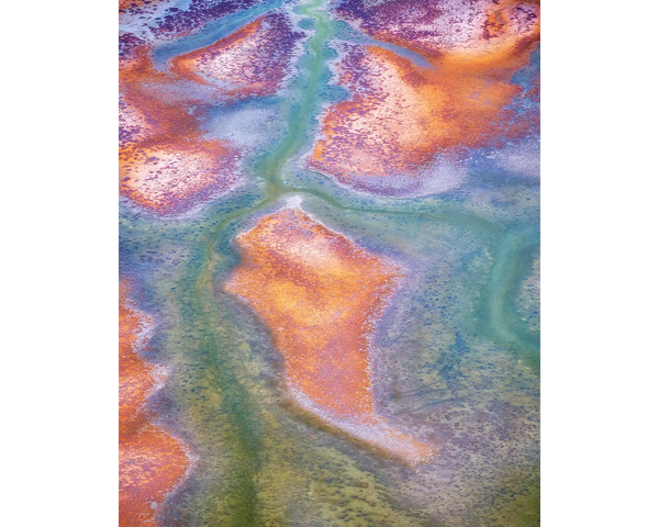 Surface. Tidal Patterns. Roebuck Bay - WA. Abstract. Acrylic Block.