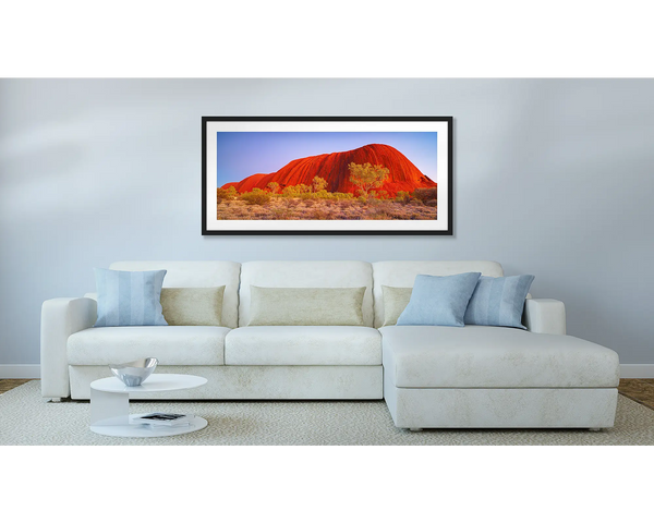 Uluru Awakening. Uluru-Kate Tjuta National Park. Wall Art.