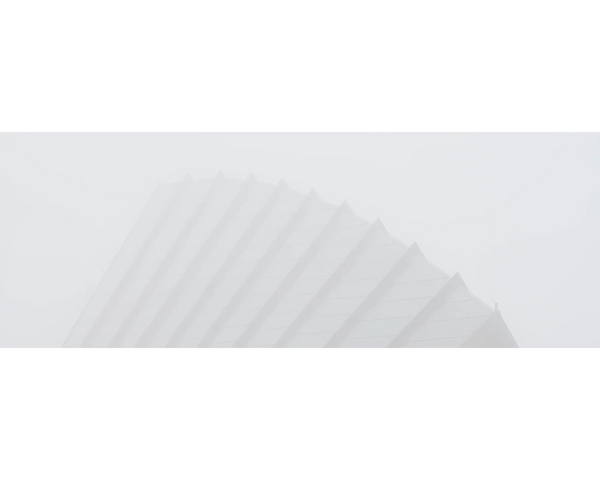 Whitlam In White. The Pavilion - National Arboretum. Acrylic Block.